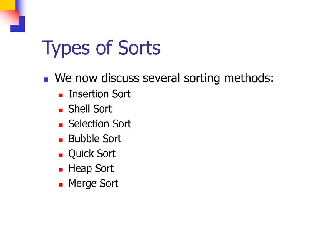 Sorting. - ppt download Sorting. - ppt download