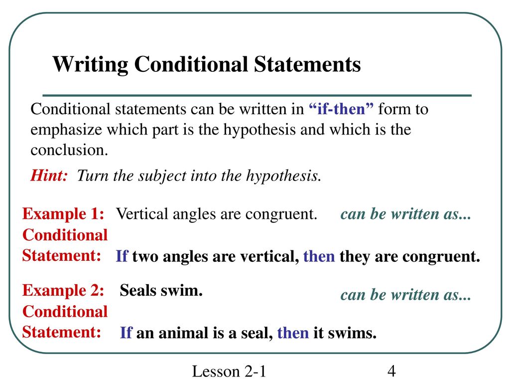 Conditional Statements Ppt Download
