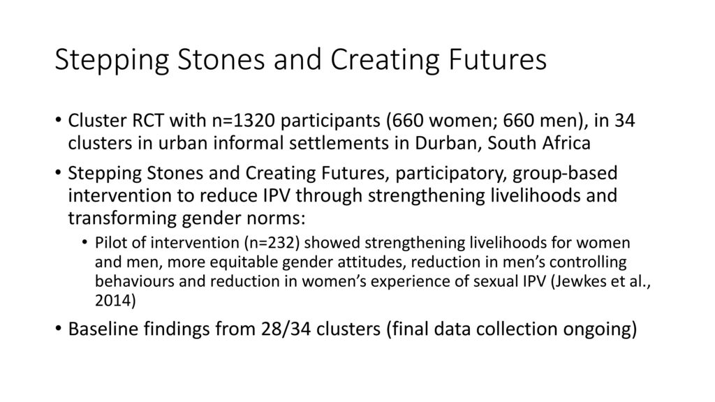 Prevalence And Drivers Of Violence In Informal Settlements In Ethekwini