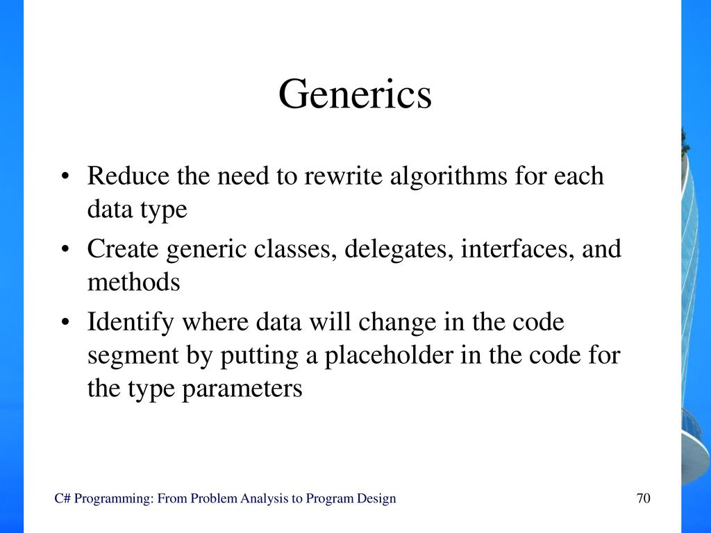 Advanced Object Oriented Programming Features Ppt Download