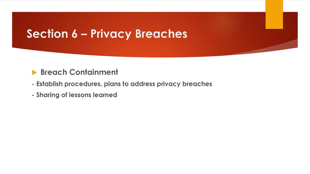 Privacy Principles Individual Written Policies Ppt Download