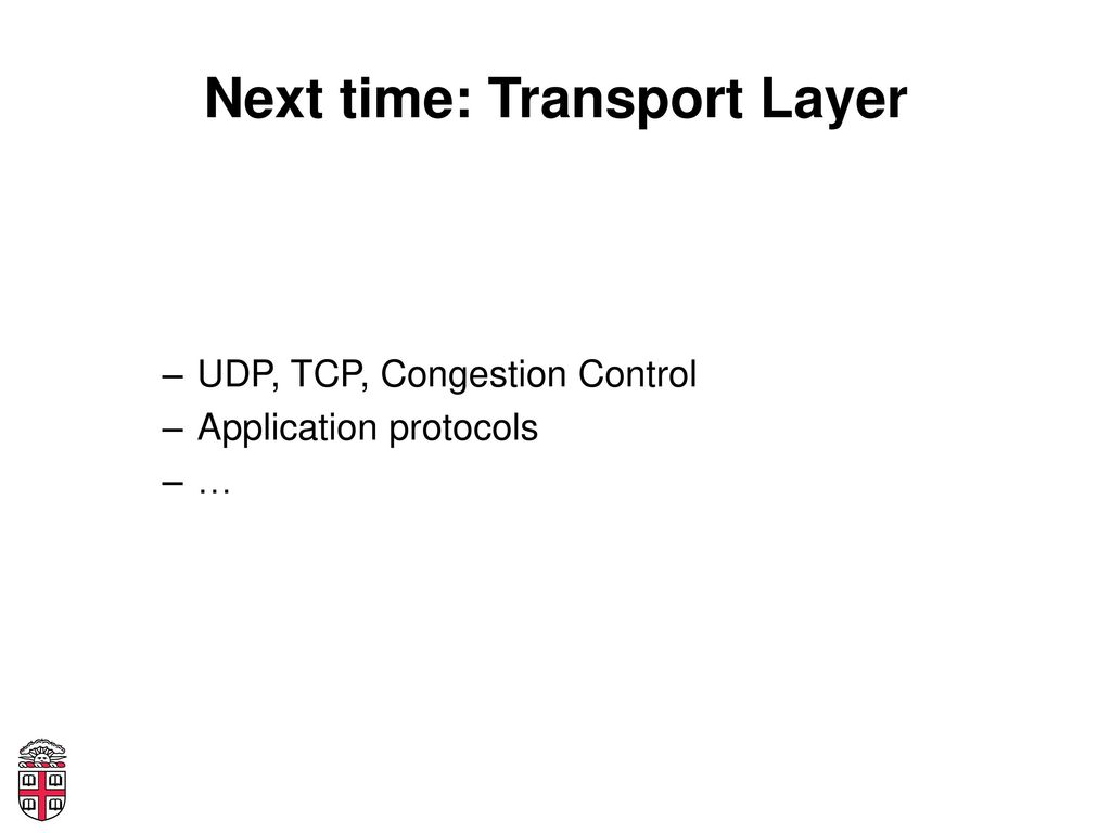 Csci 1680 Network Layer Wrapup Ppt Download