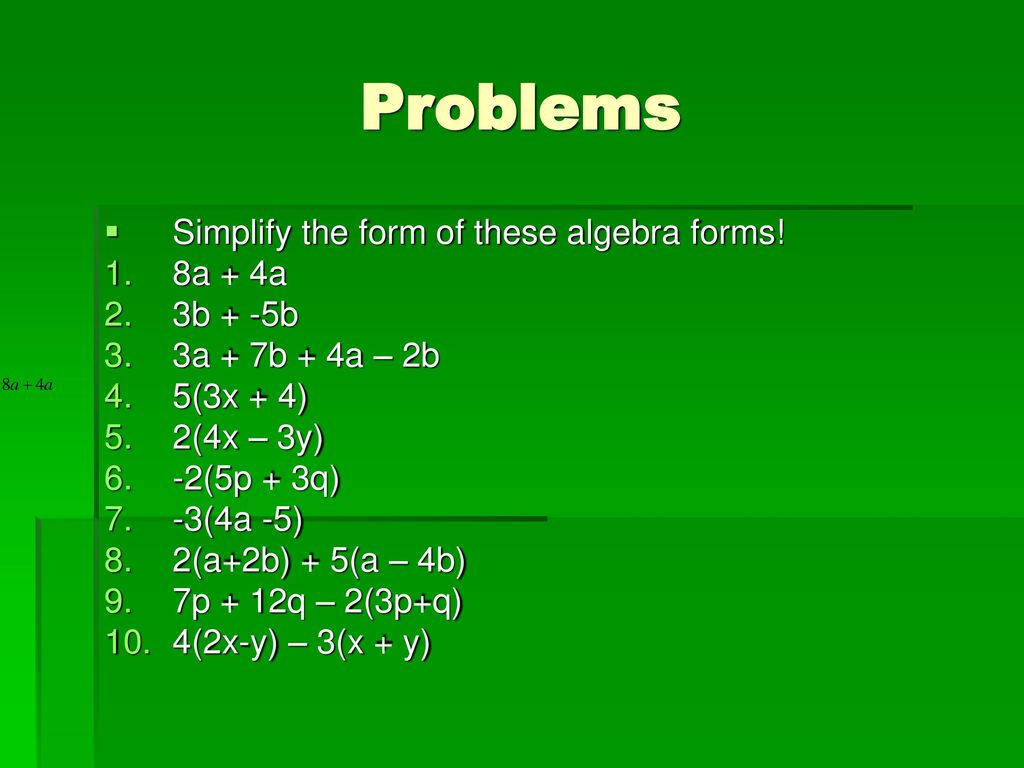 Operation Of Algebra By Marfuatun Laela Ppt Download
