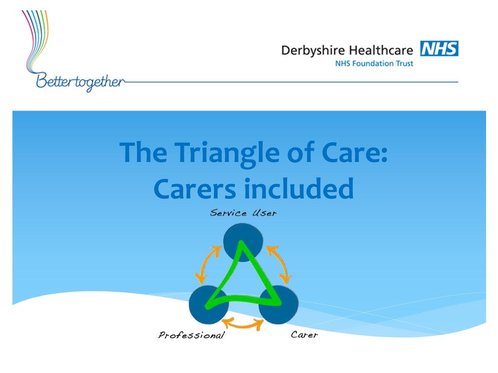 The Triangle Of Care Carers Included Ppt Download