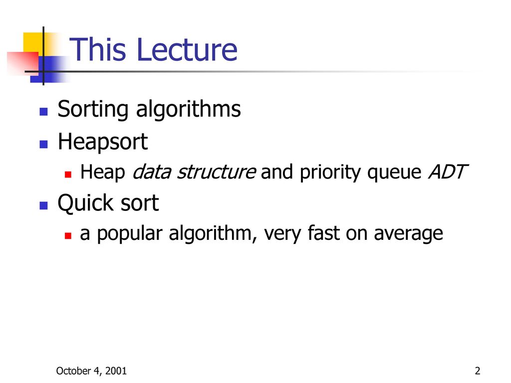 Algorithms And Data Structures Lecture Vi Ppt Download