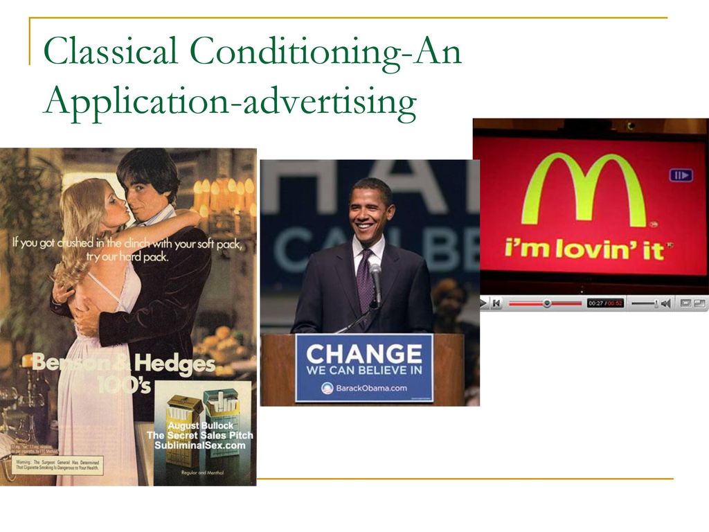 Classical Conditioning Advertising Classical Conditioning Advertising