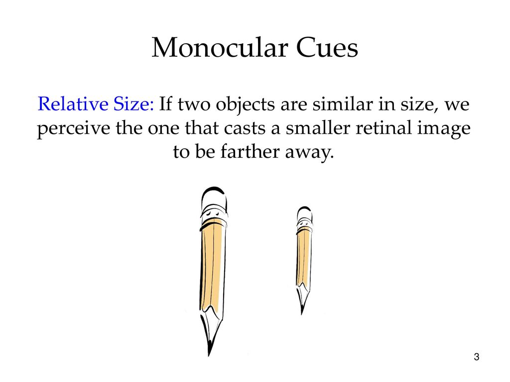 Relative Size Psychology Example Relative Size Psychology Example