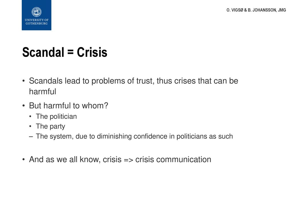 Multivocal Apologetic Strategies In Political Scandals Ppt Download