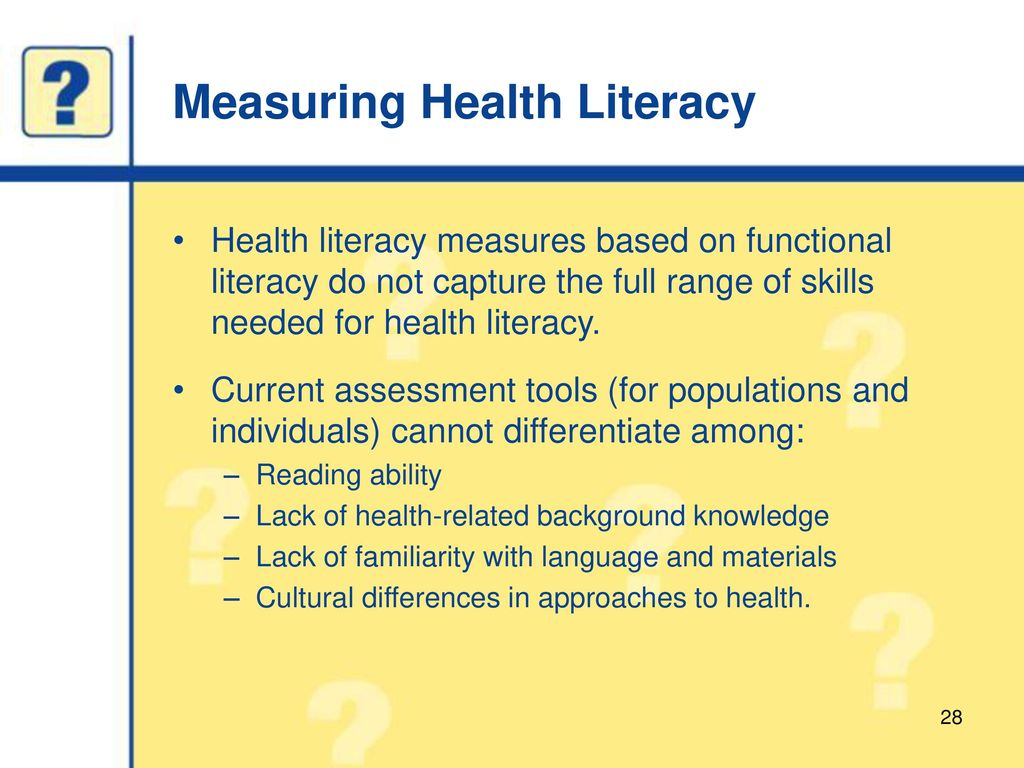 Health Literacy What You Need To Know And What You Can Do About It