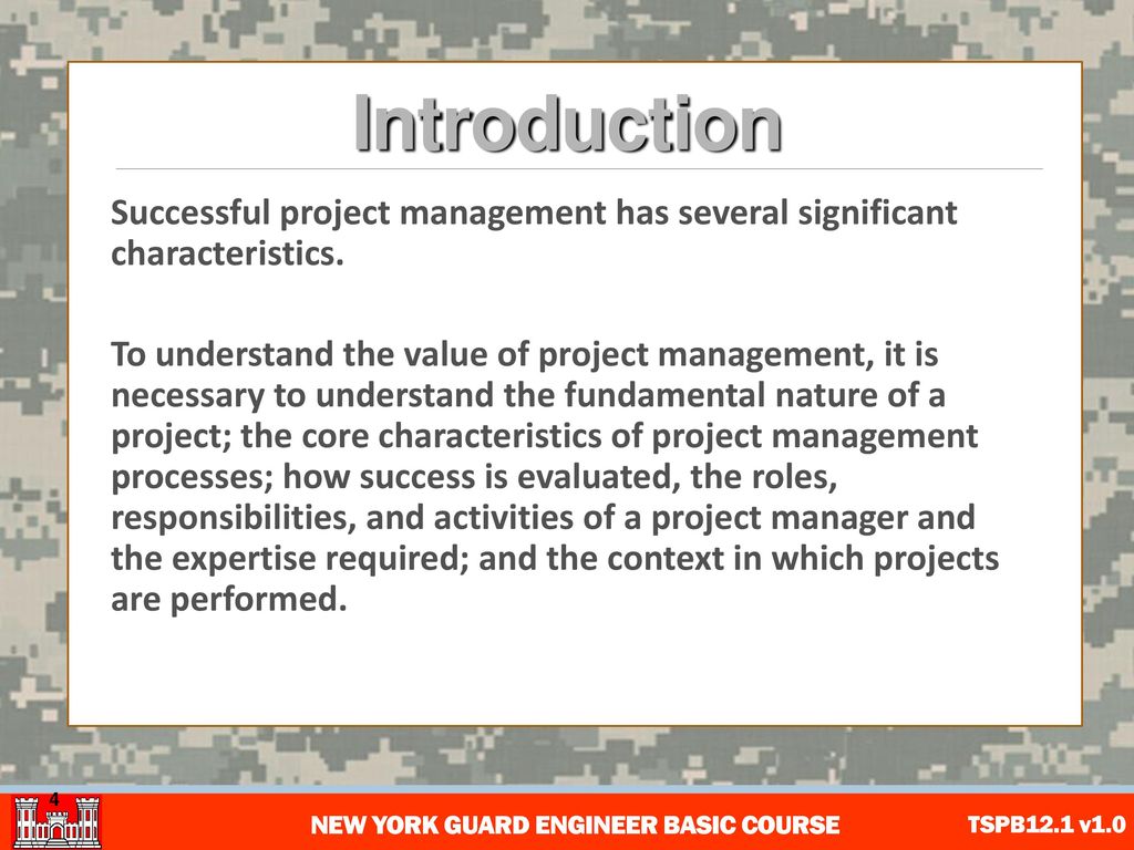 Introduction To Project Introduction To Project