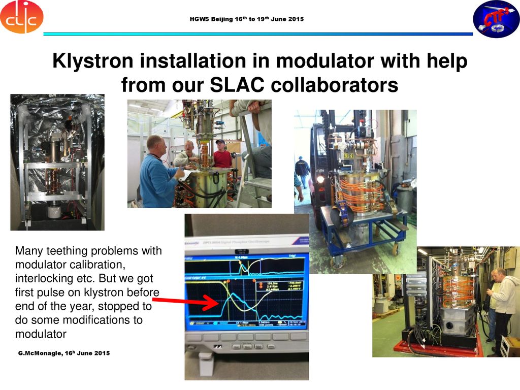 Experience With X Band Klystrons And Solid State Modulators At Cern