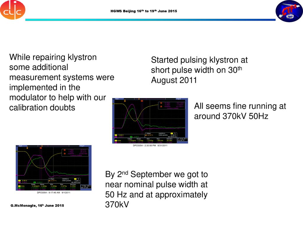 Experience With X Band Klystrons And Solid State Modulators At Cern
