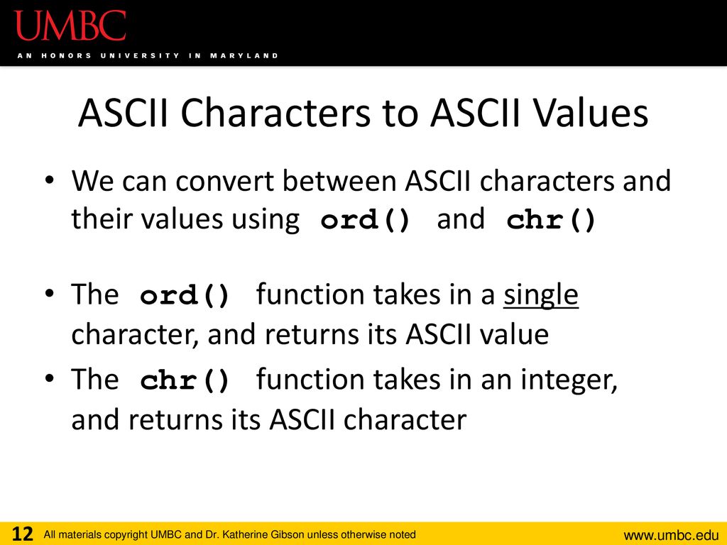 Vba Chr Mapping Of Characters With Their Ascii Values