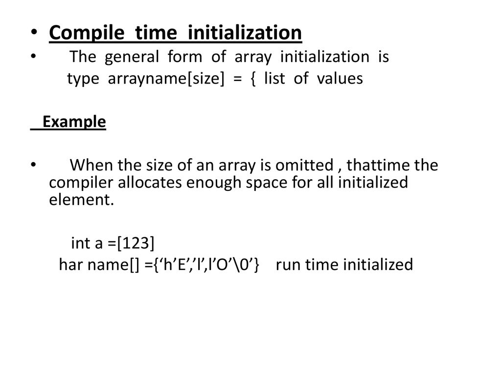 Array Array Array Dimension 3 One Dinensional Array Ppt Download