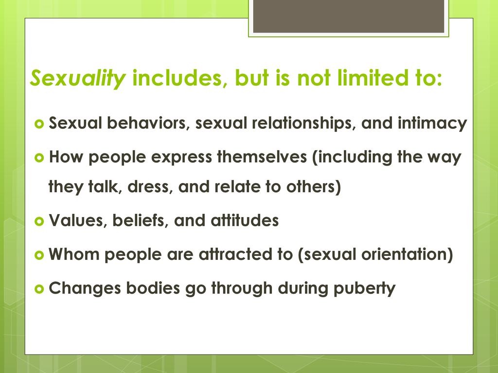 Welcome To The 7th Grade Component Of The Get Real Comprehensive Sex