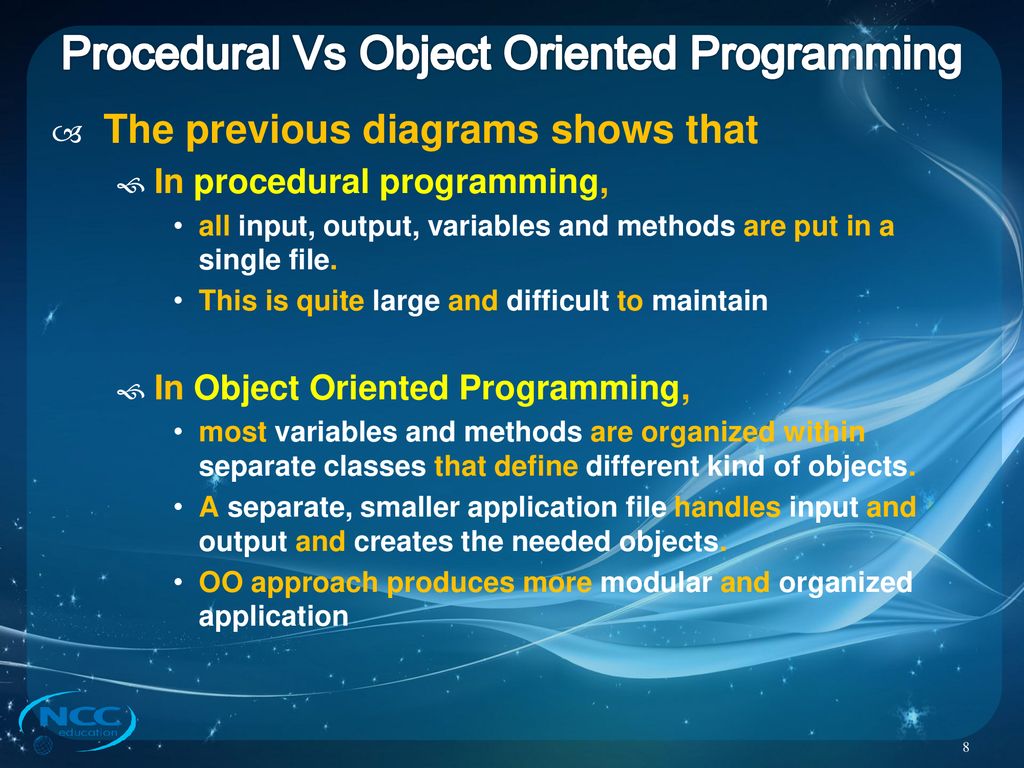 Object Oriented Programming Overview Ppt Download