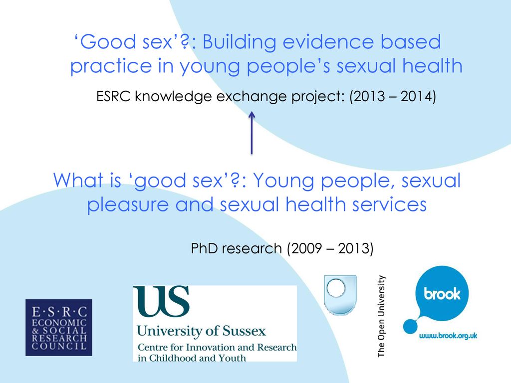 The ‘good Sex Project Tracing Research Impact Over Time Ppt Download