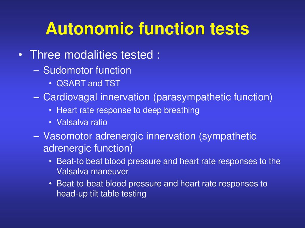 Autonomic Nervous System (ANS) Studies - ppt download