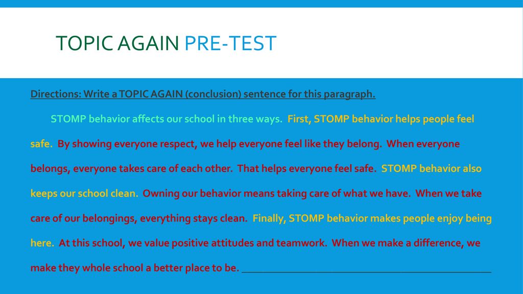 Topic Again. - ppt download