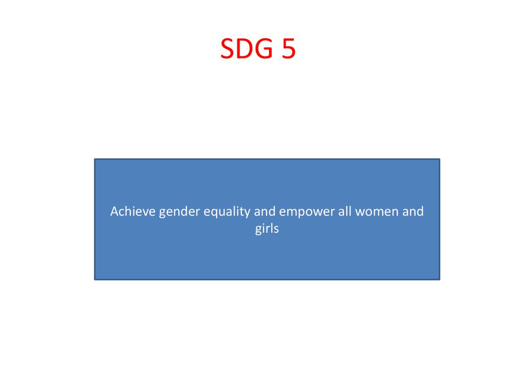 Assessing Progress Towards Sdg 5 From National To Community Levels