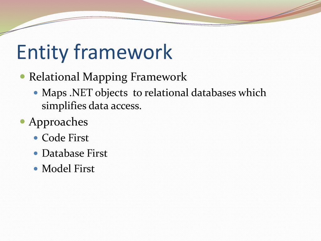 Exploring Entity Framework Part 2 The Code First Approach Tech Talk Exploring Entity Framework