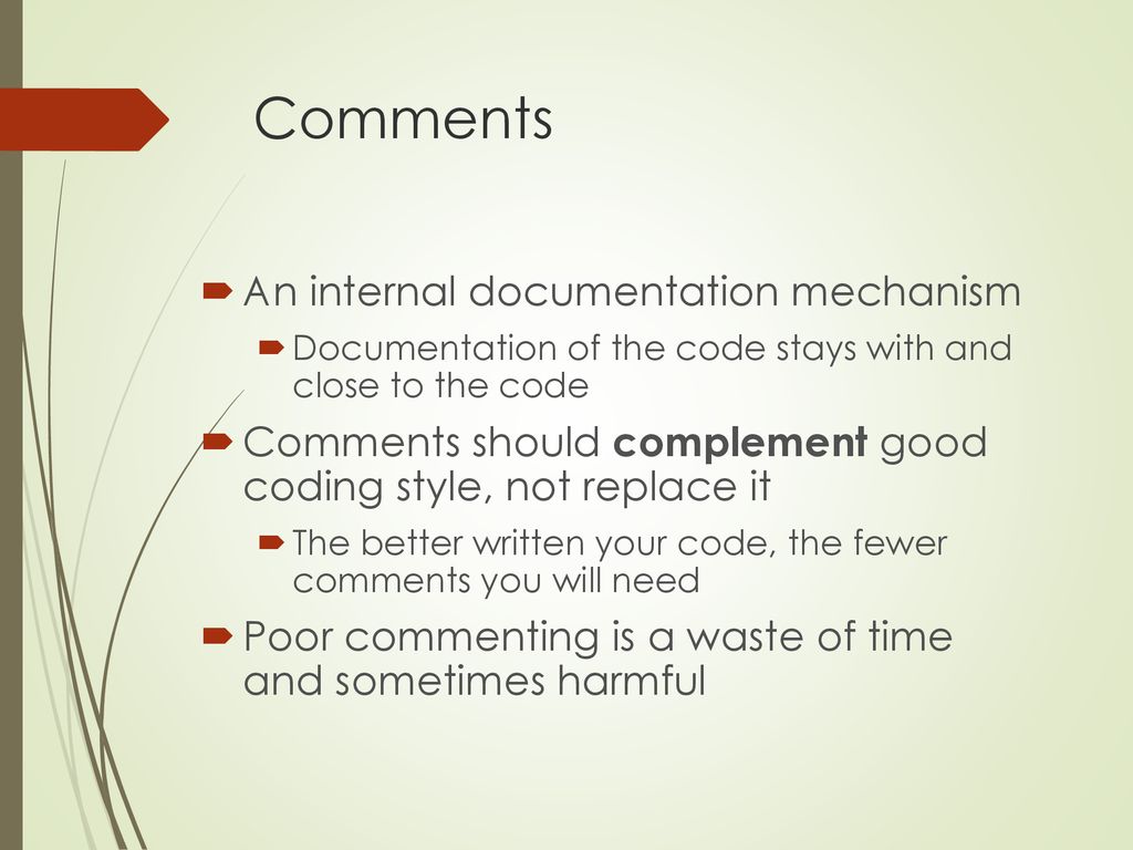 Communicating in Code: Commenting - ppt download Communicating in Code: Commenting - ppt download