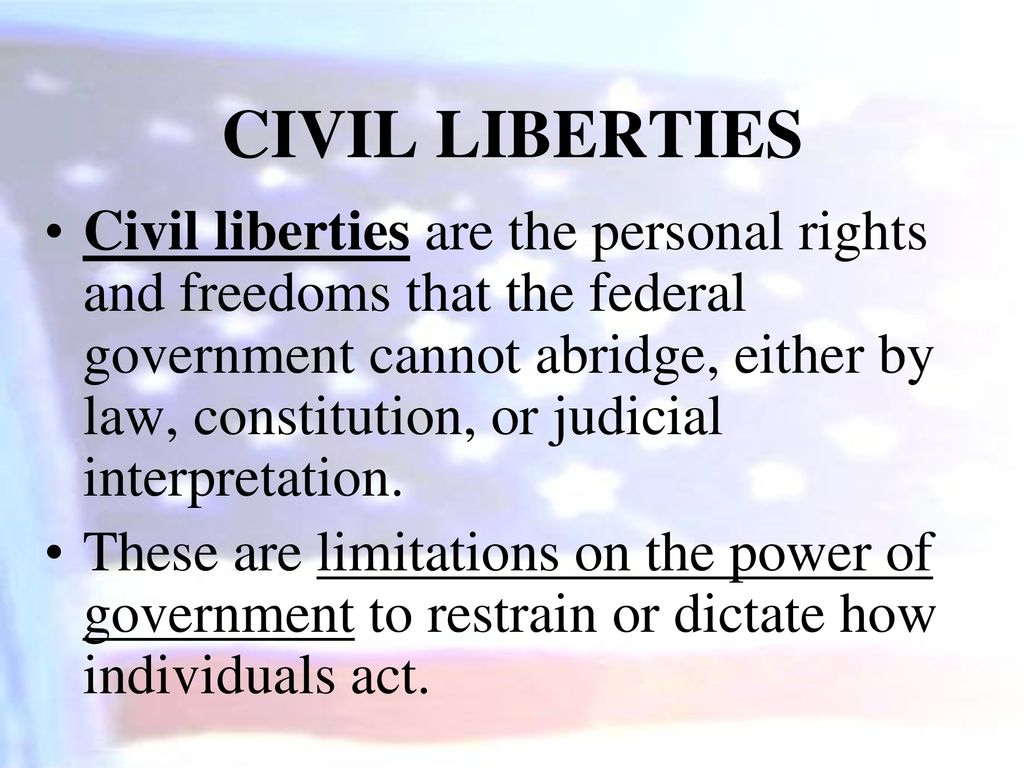 Civil Liberties Chapter 5 Oconnor And Sabato American Government