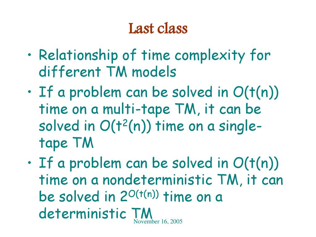 Csci 2670 Introduction To Theory Of Computing Ppt Download
