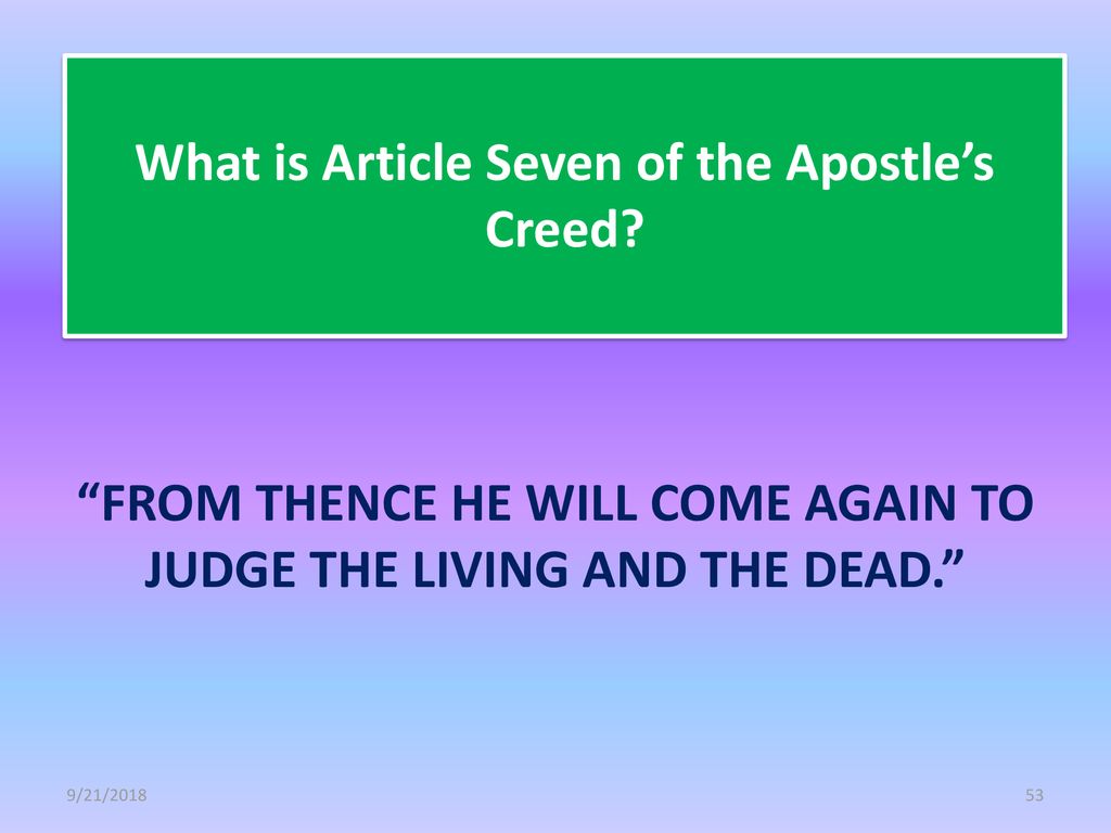 Your Faith The Apostles Creed Ppt Download