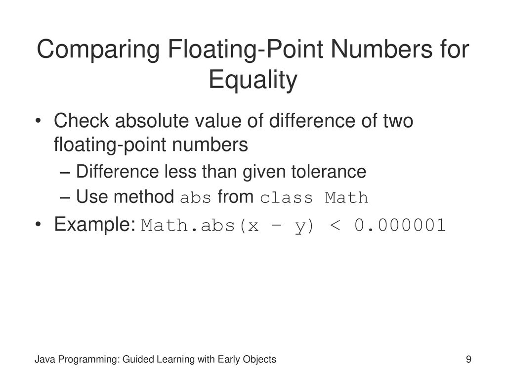 Java Programming Guided Learning With Early Objects Ppt Download