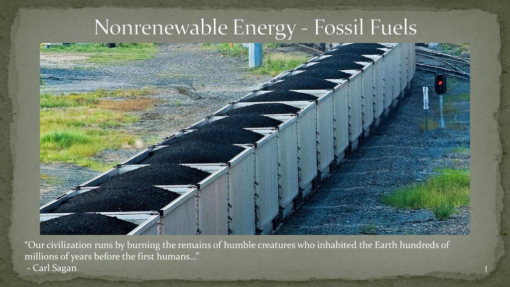 Nonrenewable Energy Fossil Fuels Ppt Download