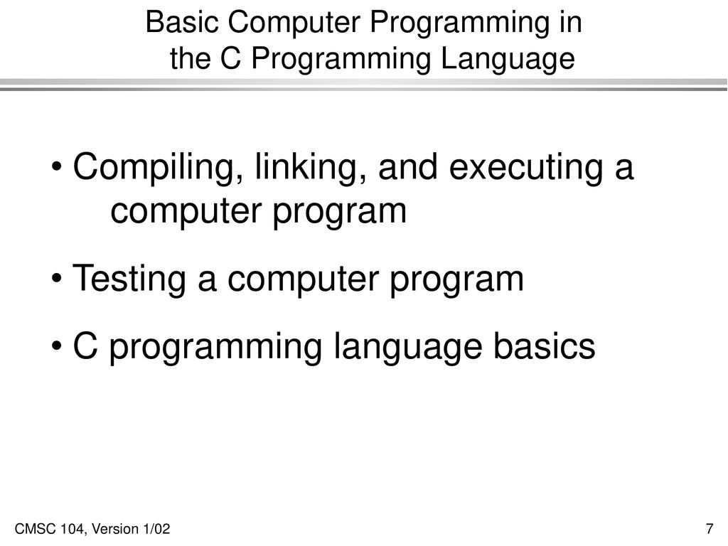 Introduction Cmsc 104 Problem Solving And Computer Programming Ppt Download