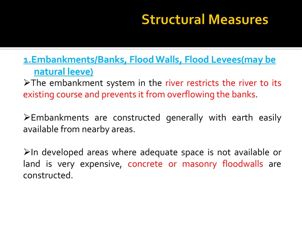 Flood Mitigation Methods Ppt Download