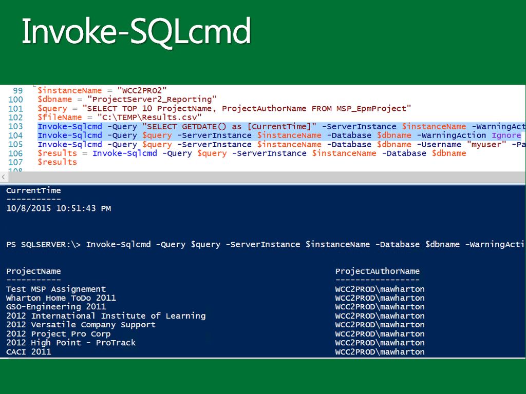 Getting Started With Powershell Basics For Sql Server Admin Ppt Download