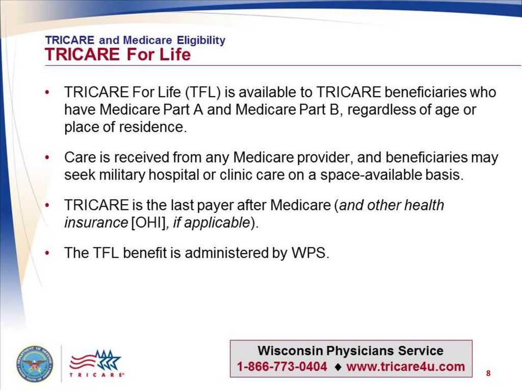 Tricare® Your Military Health Plan Using Tricare And Medicare Ppt