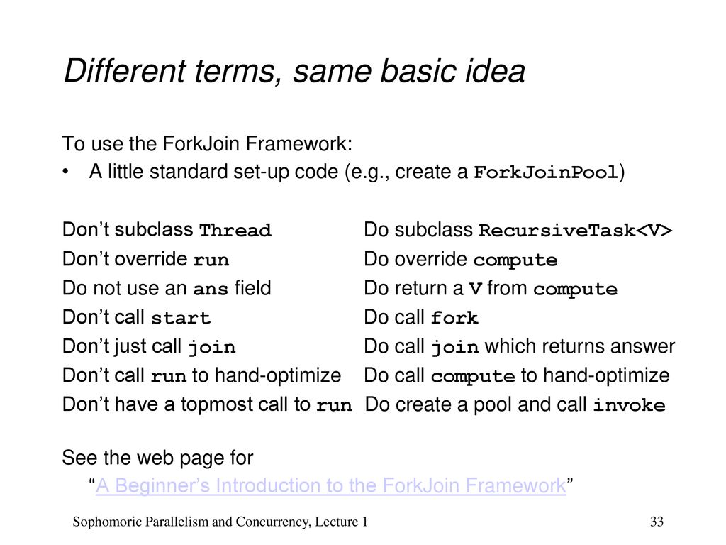 A Sophomoric Introduction To Shared Memory Parallelism And Concurrency Lecture 1 Introduction To