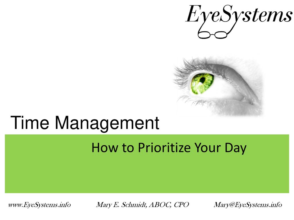 How To Prioritize Your Day Ppt Download