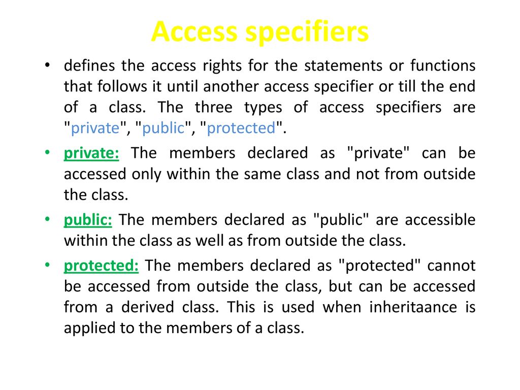 Object Oriented Programming Language Oop Ppt Download
