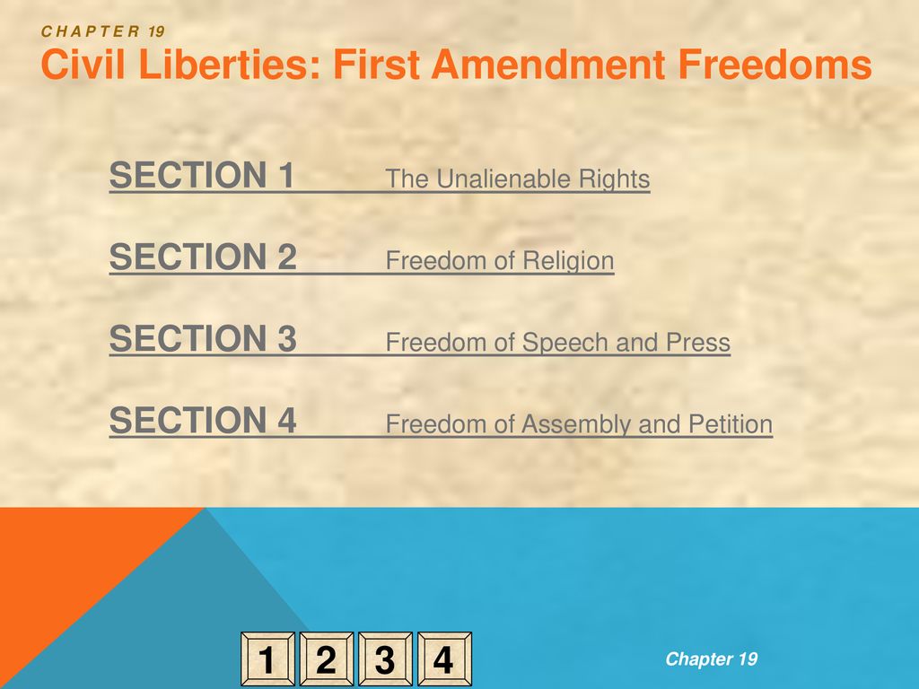 C H A P T E R 19 Civil Liberties First Amendment Freedoms Ppt Download