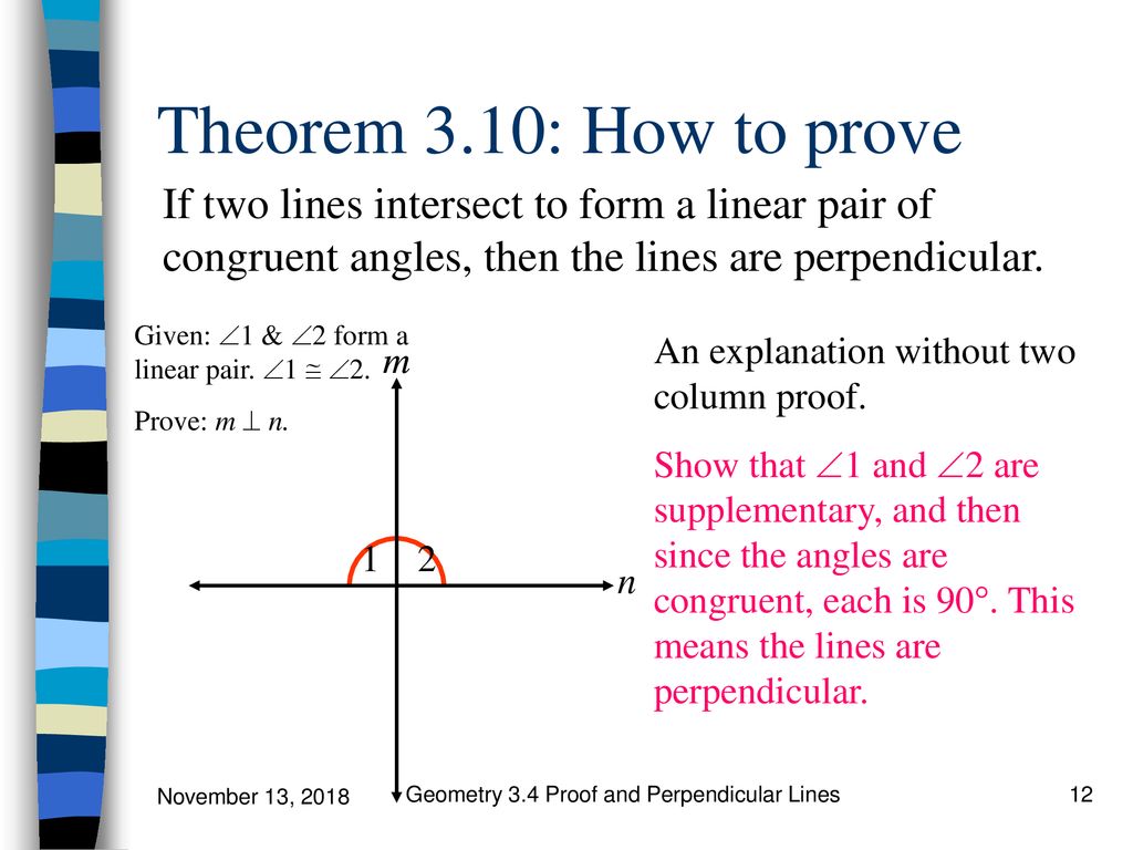 Linear Pair Theorem Proof Linear Pair Theorem Proof