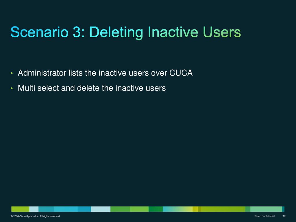 Cisco Unity Connection Disable Inactive Users Accounts Ppt Download