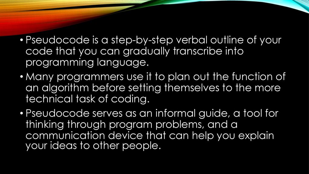 Pseudo Code Komate Amphawan Ppt Download