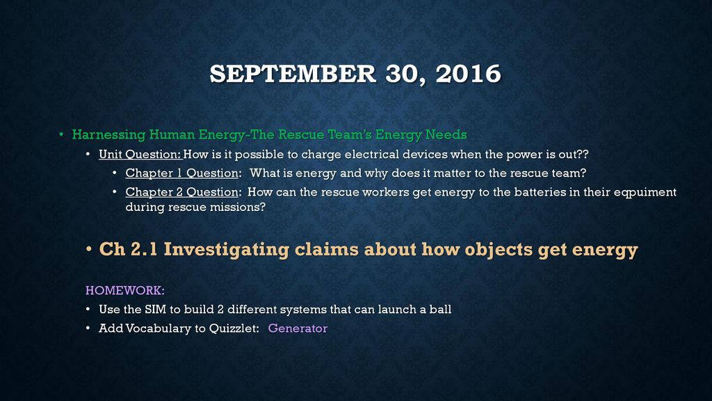 Harnessing Human Energy Ppt Download