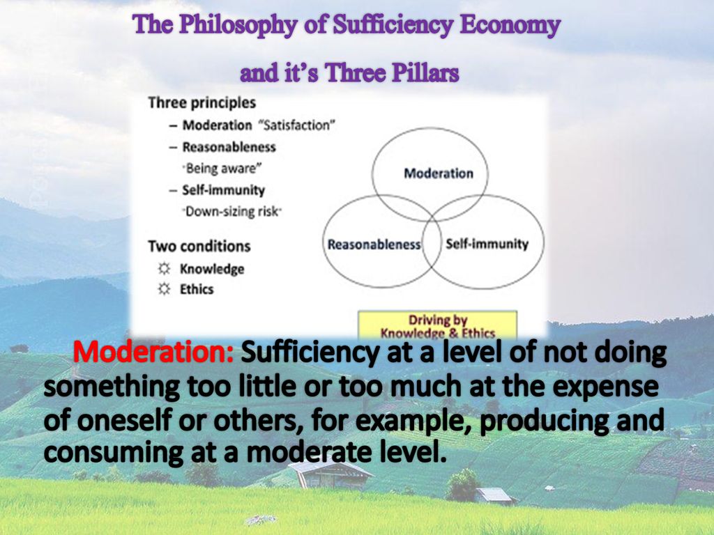 The Philosophy Of Sufficiency Economy Ppt Download
