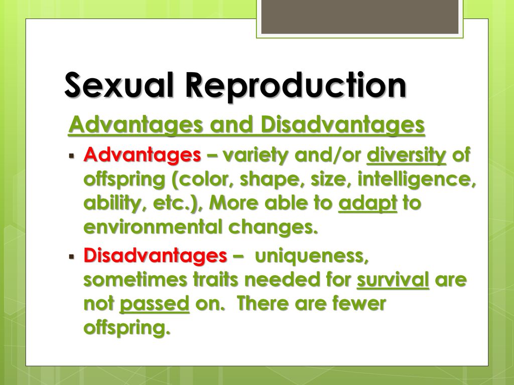 Asexual And Sexual Reproduction Ppt Download