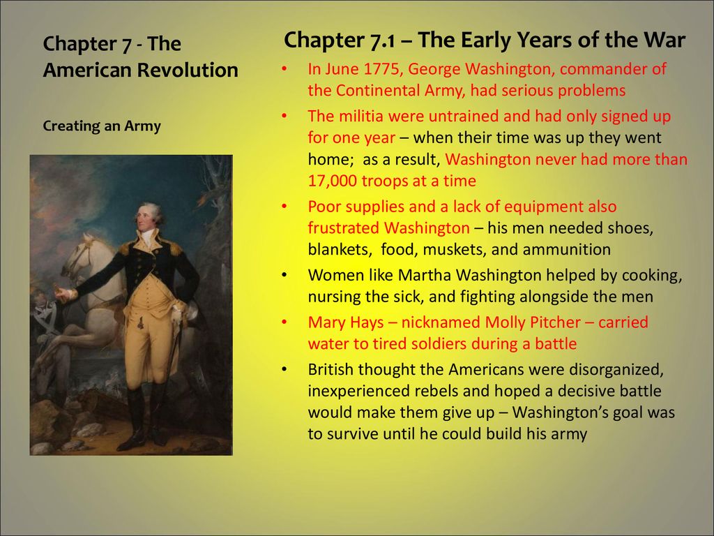 Chapter 7 The American Revolution Ppt Download