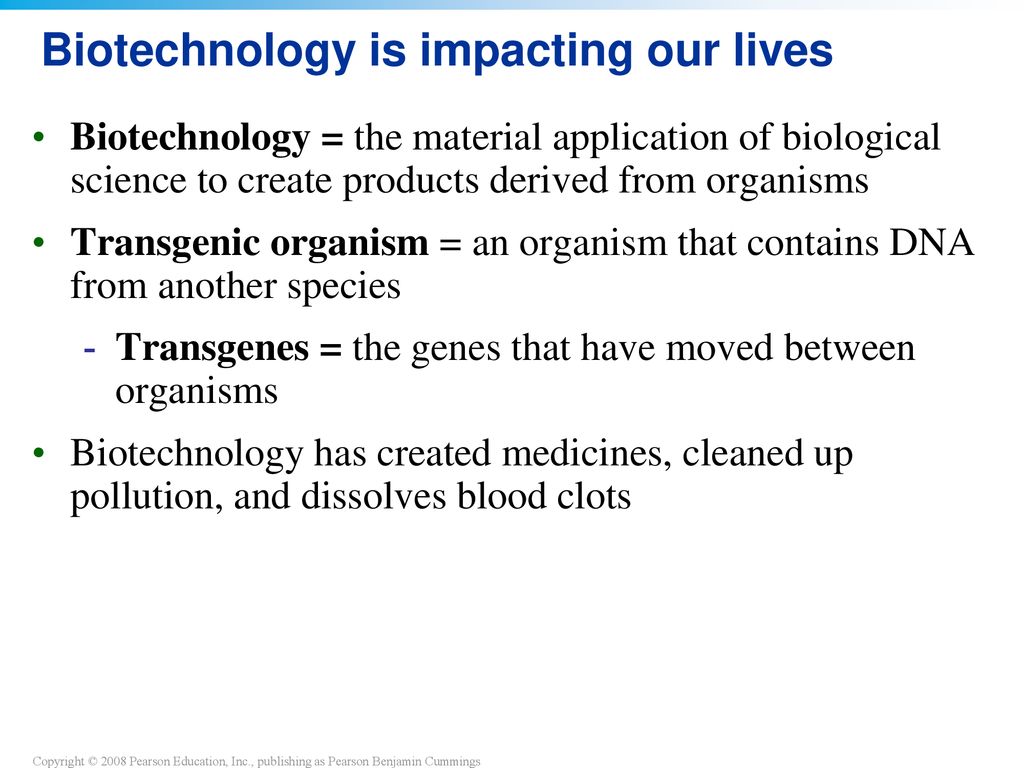 Chapter 10 Agriculture Biotechnology And The Future Of Food Ppt