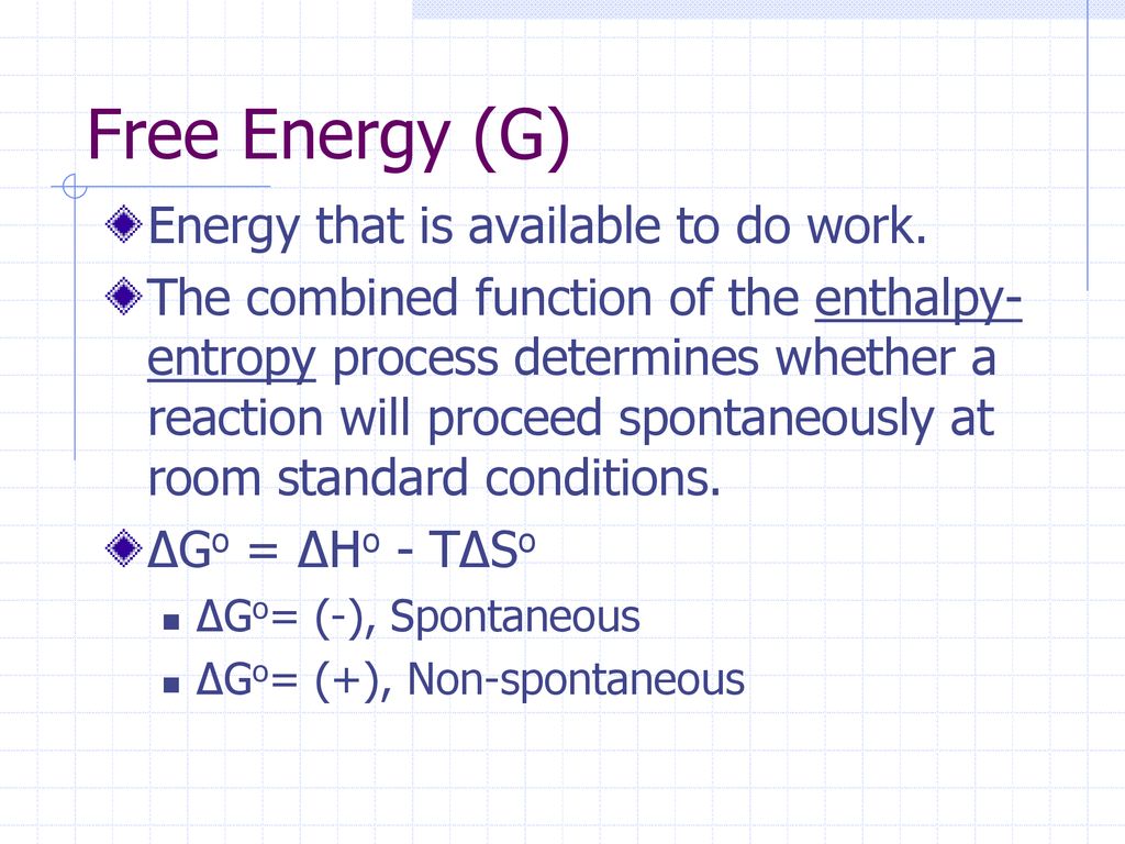 Chapter 16 Reaction Energy Ppt Download