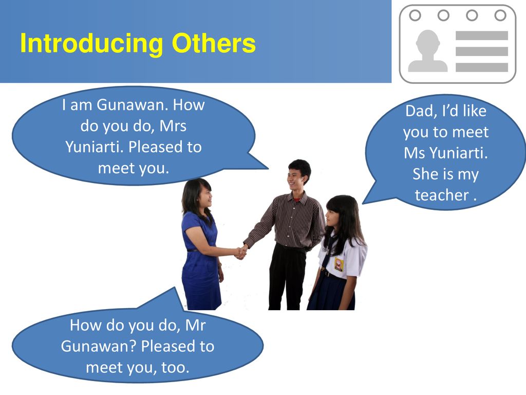 Introducing Others Introducing Others