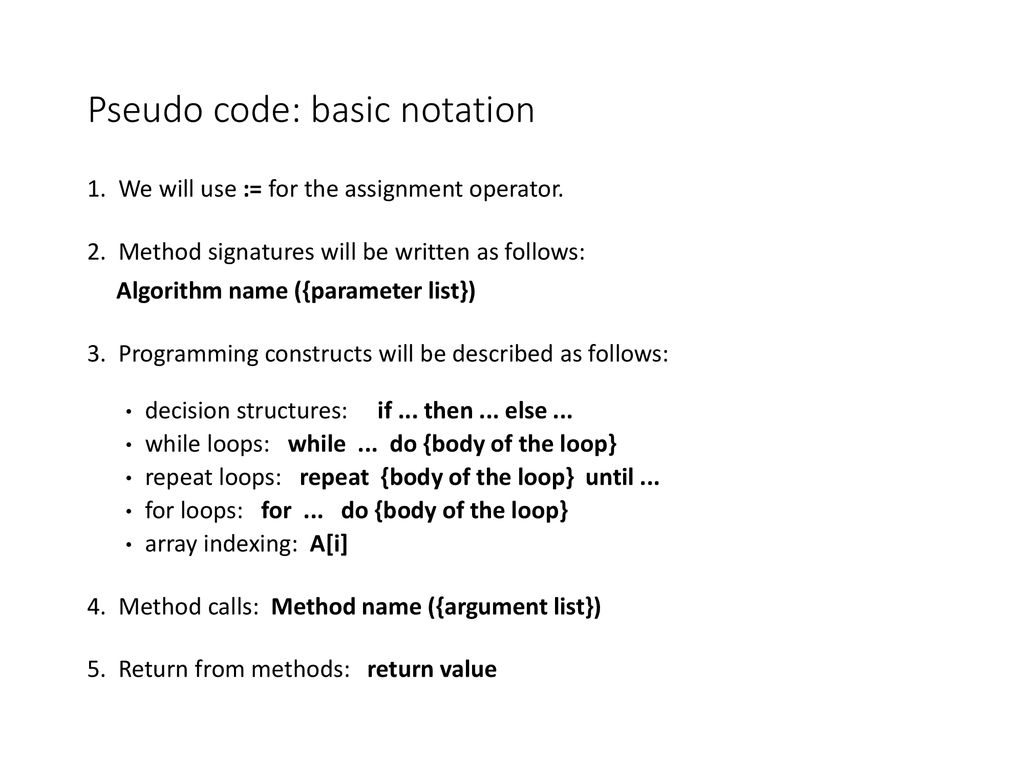 Describing algorithms in pseudo code - ppt download Describing algorithms in pseudo code - ppt download
